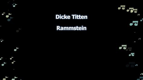 Rammstein Dicke Titten Youtube
