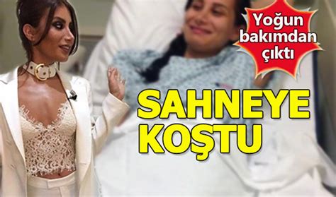 Ölümden dönen İrem Derici soluğu sahnede aldı