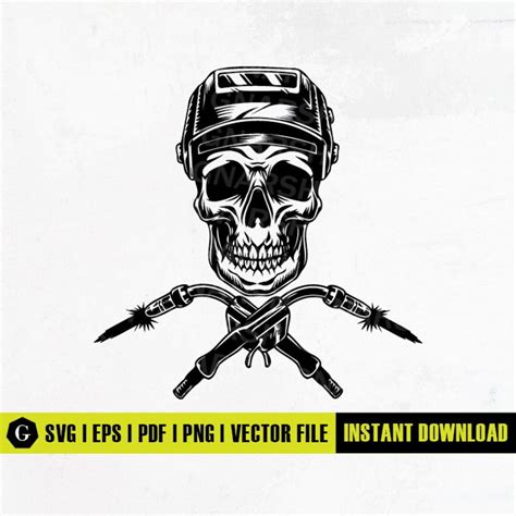 Mechanic Skull Svg Skull Mechanic Svg Mechanic Logo Patriotic Skull Svg