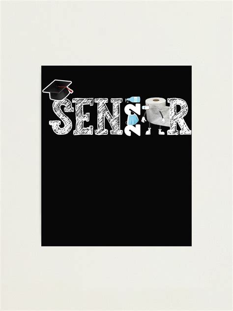 Lámina fotográfica Graduación Senior 2021 Clase de 2021 Camiseta de