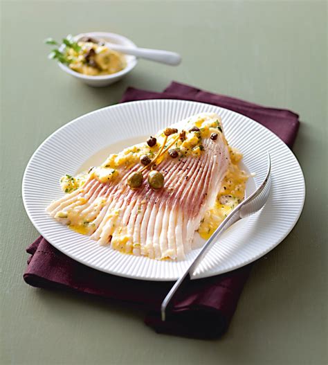 Recette Raie Sauce Beurre Aux C Pres Marie Claire