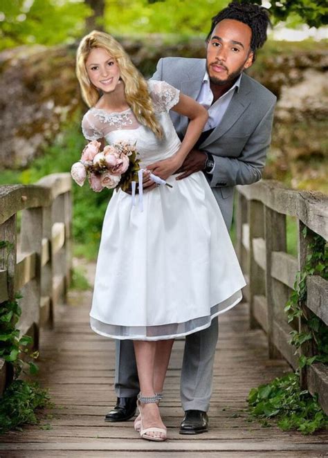 Revelando El Momento De Ensue O En La Boda De Shakira Y Lewis Hamilton
