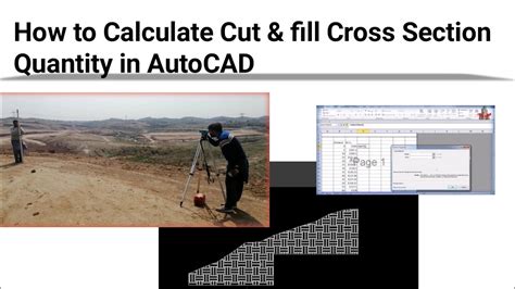 How To Calculate Cut Fill Cross Section Quantity In Autocad