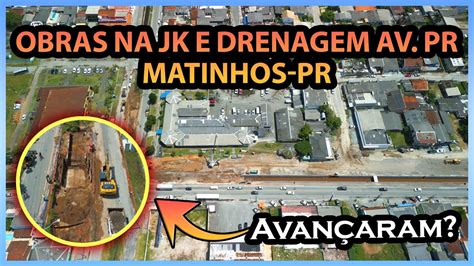 Obras na JK PR 412 e Obras de Macrodrenagem da Av Paraná