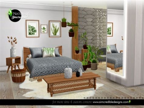 Naturalis Bedroom By SIMcredible At TSR Sims 4 Updates