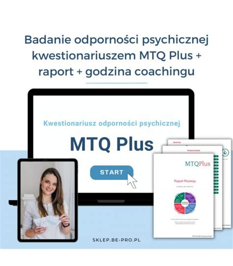 Kwestionariusz MTQ Plus Online Raport Coaching