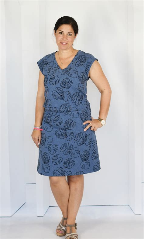 Sommerkleid Aus Monstera Jersey Lillesol Pelle Schnittmuster