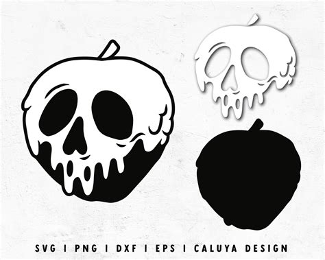 Poisoned Apple SVG Cute Halloween SVG Spooky Season SVG Etsy Ireland