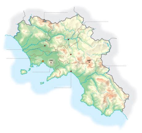 Cartina Muta Campania