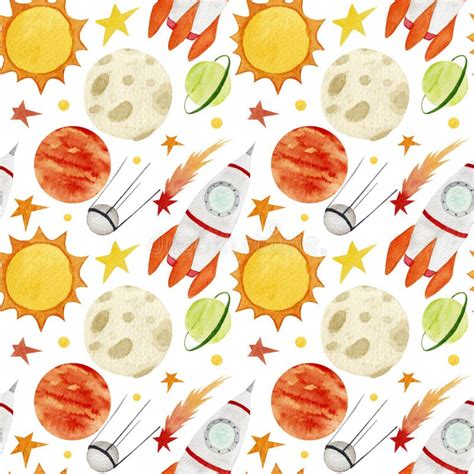 Diversos Planetas En Sistema Solar En Fondo Transparente Ilustración