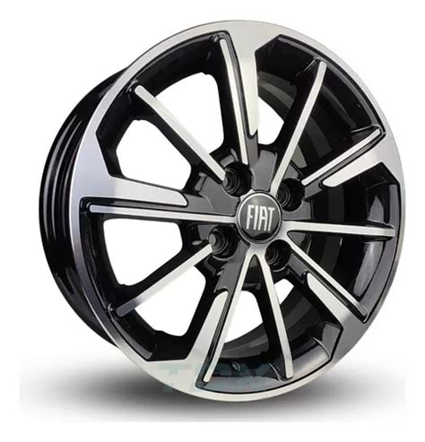 Rodas Scorro Fiat Cronos Argo Aro X Jogo Bicos Cor Preto