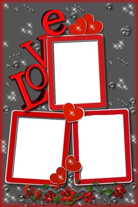 Collage Fotos Love Corazones Montaje Fotografico Pixiz