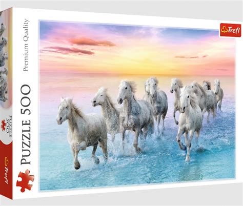 Puzzle KONIE W MORZU 500 elementów Trefl