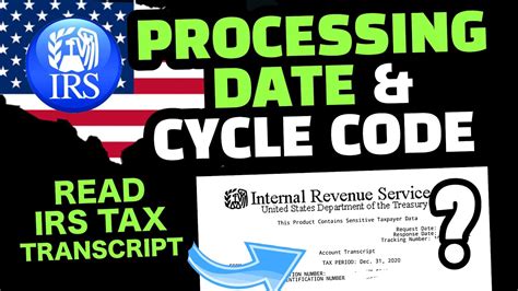 Tax Refund What Does Processing Date Mean On Irs Transcript