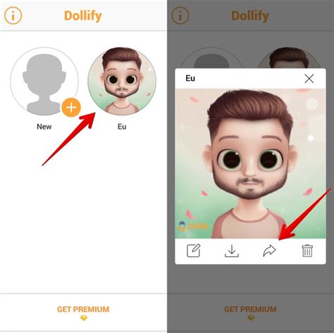 Aplicativo Dollify Como Compartilhar Sua Caricatura No Instagram E Twitter