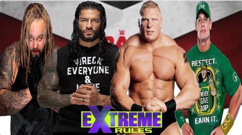 Brock Lesnar Vs Bray Wyatt Vs Roman Reigns Vs John Cena Fatal Way