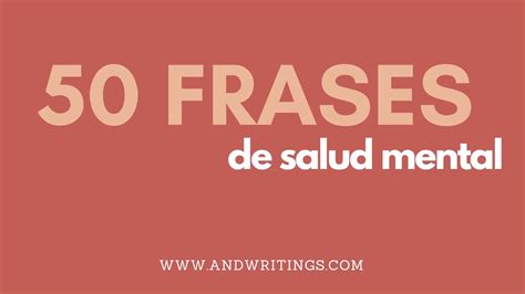 Frases De Salud Mental Youtube