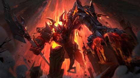 Infernal Nasus Skin Splash K K A Wallpaper Iphone Phone