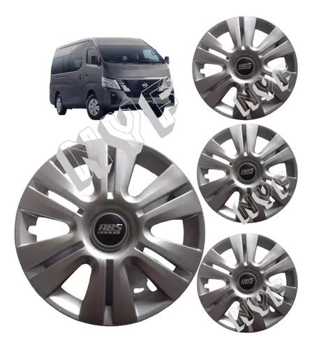 Tapones Tapas Polveras Tipo Original Urvan Rin Gris Meses Sin