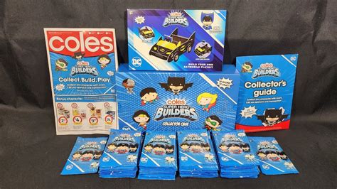 Unboxing Coles Dc Super Hero Builders Collector Case And Batmobile