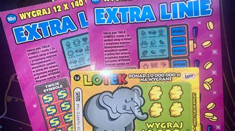 Zdrapki Lotto Extra Linie I Lotek Youtube