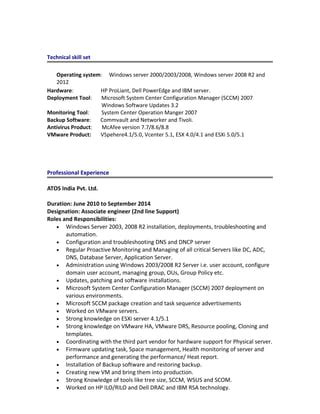 Suhas Kamble Resume PDF