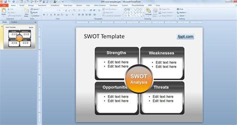 Free SWOT Template Ideas For PowerPoint
