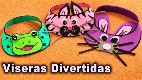 Viseras Con Foamy Hazlo Tu Mismo Diy Manualidades Youtube