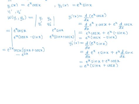 SOLVED Solve The Differential Equation By Variation Of Parameters 3y