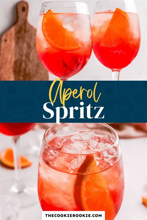 Aperol Spritz Recipe The Cookie Rookie