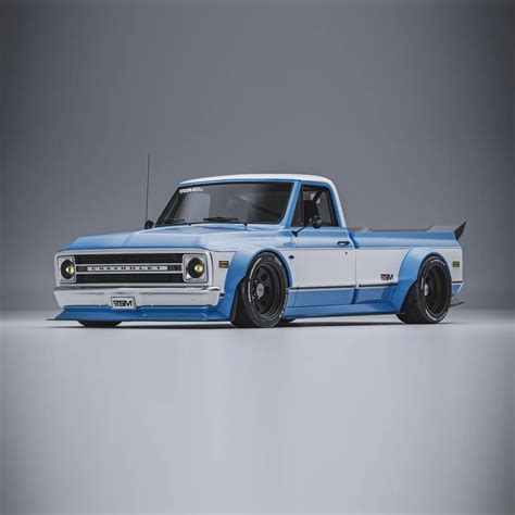 1 000 HP Chevy C10 EV Restomod Is A Zeus Of Widebody Projects Might