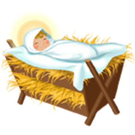 Baby Jesus In A Manager Clip Art Library