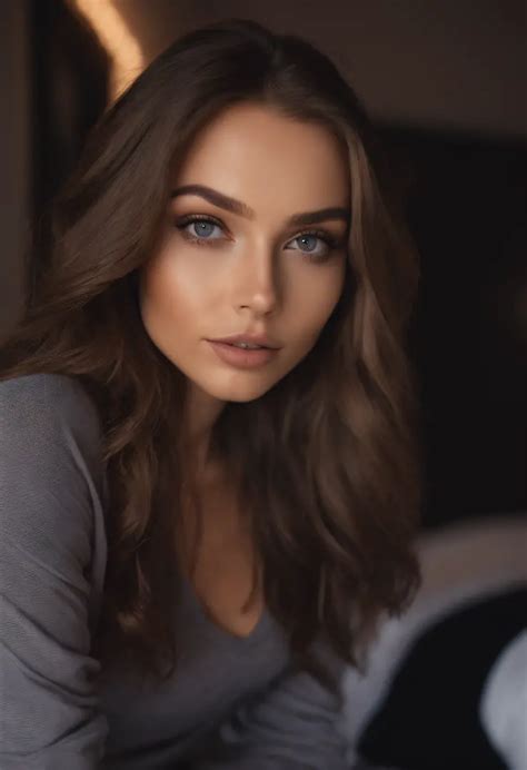 Arafed Woman With Matching Tank Top And Panties Sexy Girl With Brown Eyes Portrait Sophie Mudd