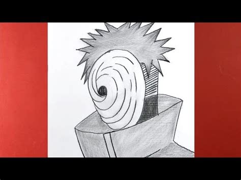 How To Drawing Obito Uchiha Step By Step Easy Anime Draw Tutorial M
