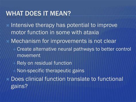 Ppt Occupational Therapy For Management Of Ataxia Powerpoint