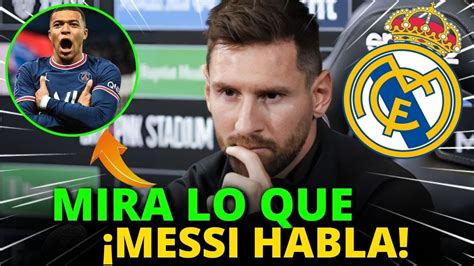 Exclusivo Mira Lo Quemessi Habla Las Ltimas Noticias De Hoy
