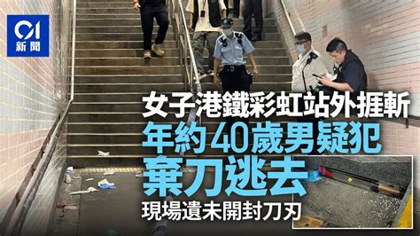 女子牛池灣行人隧道捱斬 男疑兇棄刀逃去 警持盾追捕01新聞斬人案彩虹站牛池灣突發傷人 hongkongnews YouTube