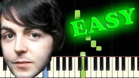 The Beatles Hey Jude Easy Piano Tutorial Youtube
