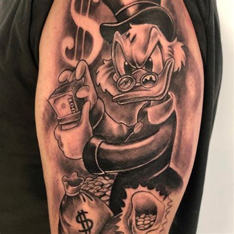 Tatuagem Tio Patinhas Gangster Tattoos Badass Tattoos Life Tattoos