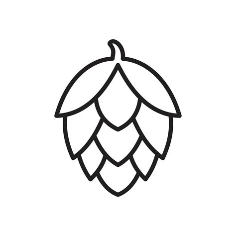 Hops Fruit Icon From Beer And Brewery Icon Pack 6605217 Vector Art At