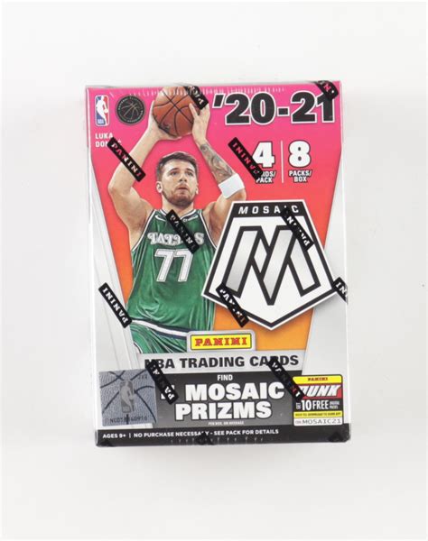 2020 21 Panini Mosaic Basketball Blaster Box With 8 Packs Pristine