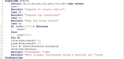 Algoritmo Para Calcular El Salario Semanal De Un Trabajador 2024