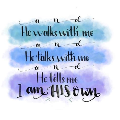 Printable Words To Hymn In The Garden