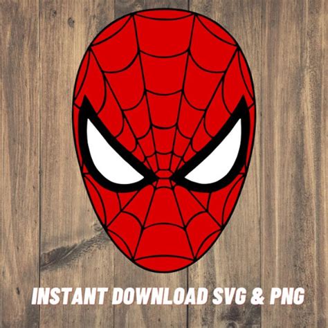 Spiderman Svg Spiderman Face Wire Cutting Files Cricut Etsy UK