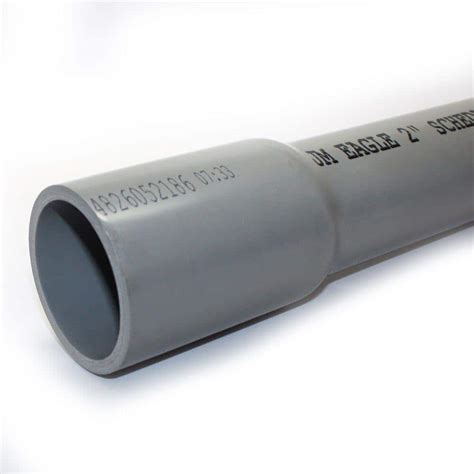 JM EAGLE 2 In X 10 Ft PVC Schedule 80 Conduit 67561 The Home Depot