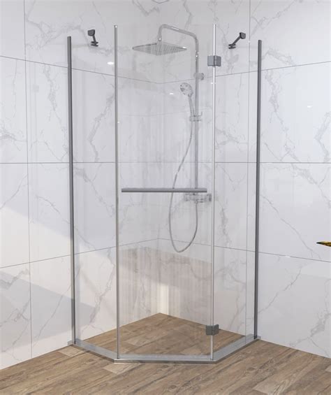 Tuš kabina Diamond 90x90 hrom prozirna desna Keramika Jovanović