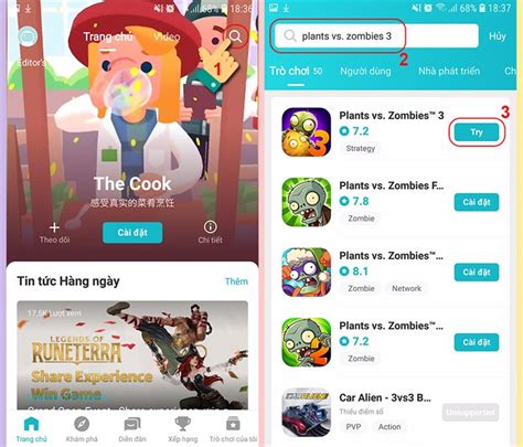 Hướng dẫn cách tải và cài đặt Plants Vs Zombies 3 trên game app app
