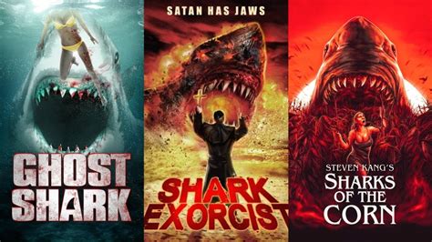 Triple Feature Shark Exorcist Ghost Shark Sharks Of The Corn