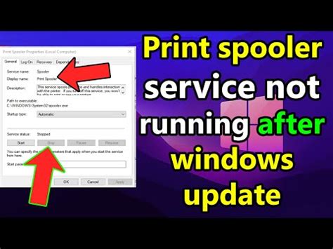 How To Fix Print Spooler Service Is Not Running In Windows