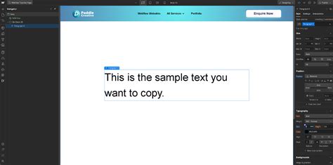 how to add copy to clipboard functionality in webflow